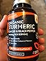 Organic Turmeric 1440mg (High Strength) with Black Pepper & Ginger ...