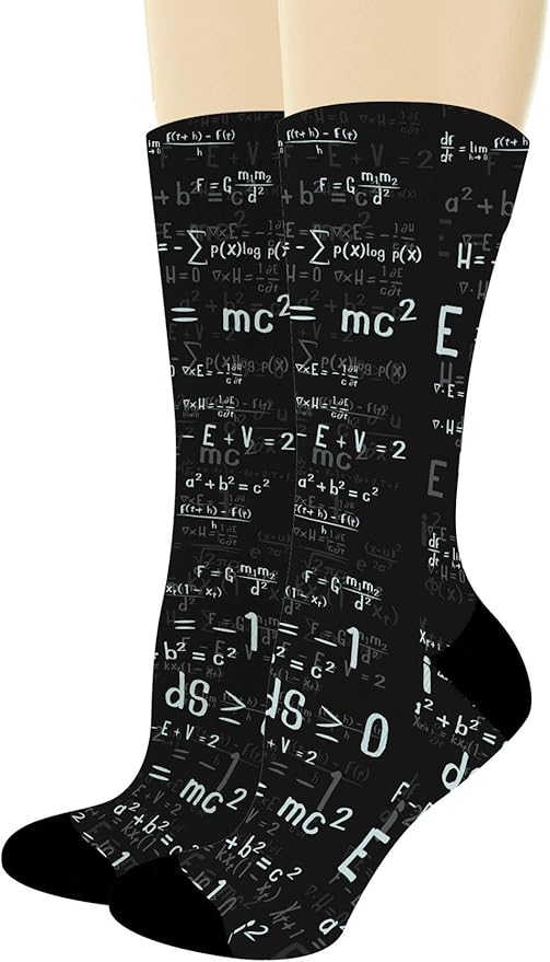 Amazon.com: Teaching Gifts Math Equation Socks for School Theme Socks ...