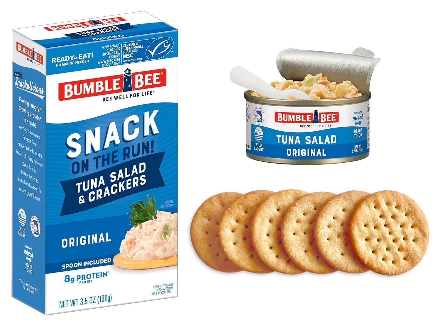 Mua Bumble Bee Snack On The Run Original Tuna Salad with Crackers Kit ...