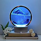 Amazon.com: JZWLW Moving Sand Art with LED Light - RGB 3D Deep Sea ...