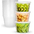 Amazon.com: Supreme Select Deli Plastic Storage Containers with Lids ...