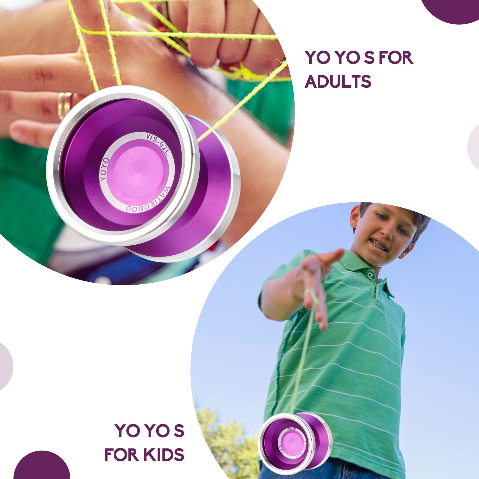 Mua WATIEOBOO Professional Bi Metal Yoyo,Unresponsive Yoyo for Adults ...