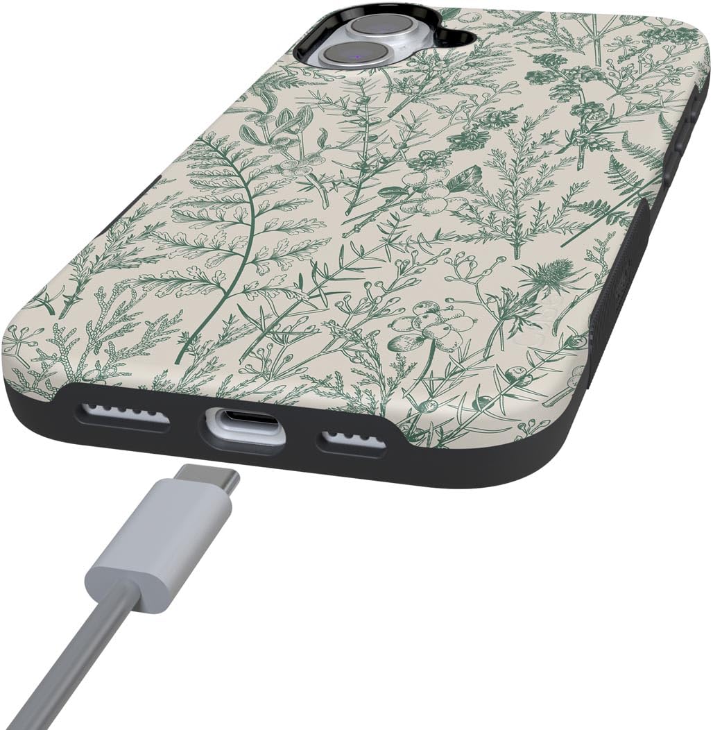 Mua Casely iPhone 16 Case | Sage Garden | Green Floral | Bold Protective Case Design ...