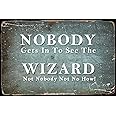 Amazon.com: Nobody GETS in to See The Wizard NOT Nobody, NOT NO How ...