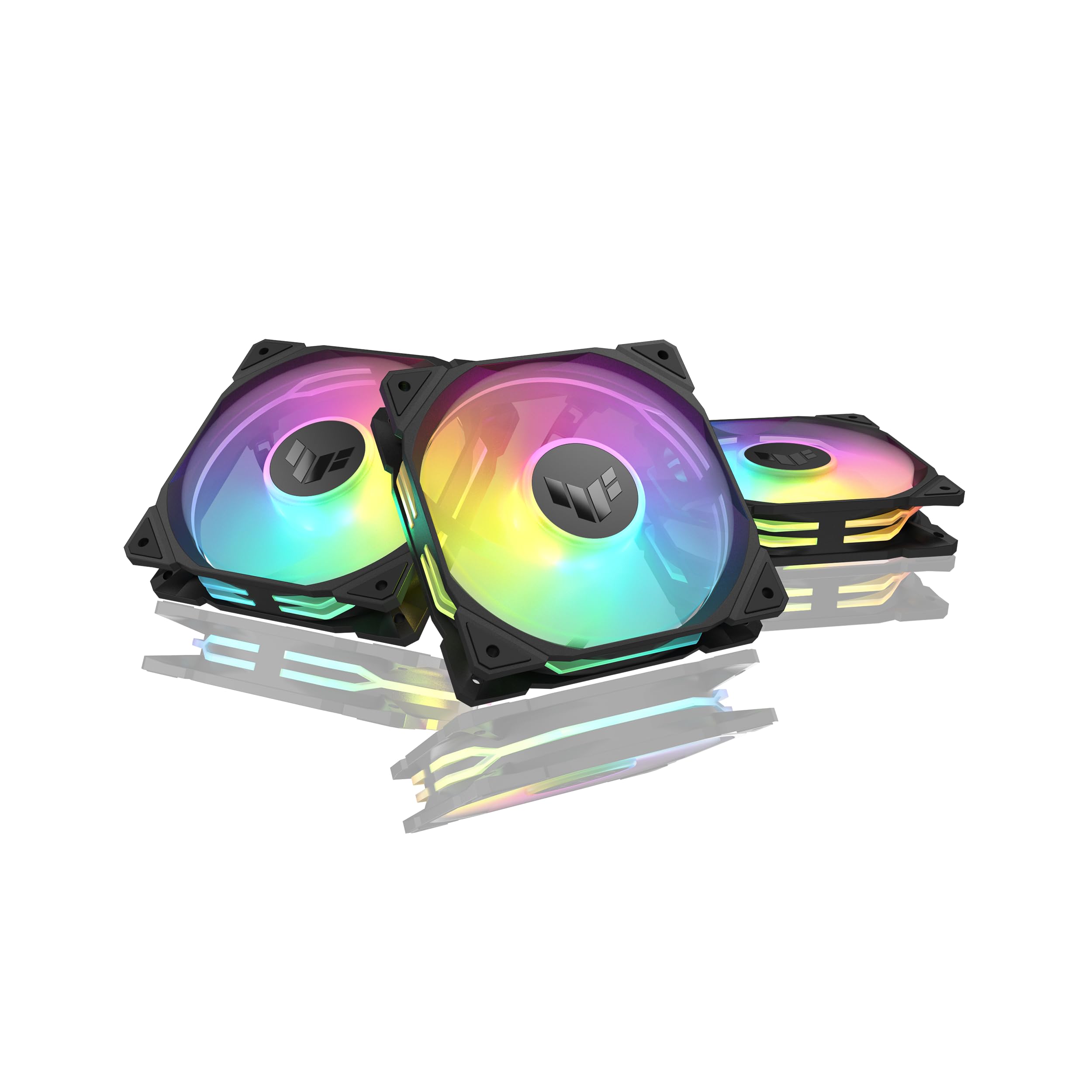 ASUS TUF Gaming TR120 ARGB Fan - Black - Triple Pack Higher Cooling ...