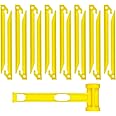 Amazon.com : GEEWAY 9 Inch Plastic Tent Stakes with Hammer Set, 16 PCS Heavy Duty Tent Pegs ...
