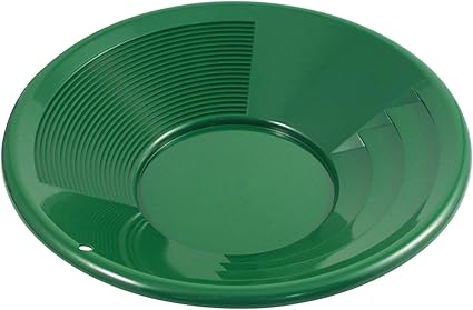 Amazon.com: ASR Outdoor 12 Inch Green Gold Prospecting Gold Mining Pan ...