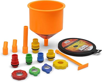 EPAuto Spill Proof Radiator Coolant Filling Funnel Kit, Funnels ...