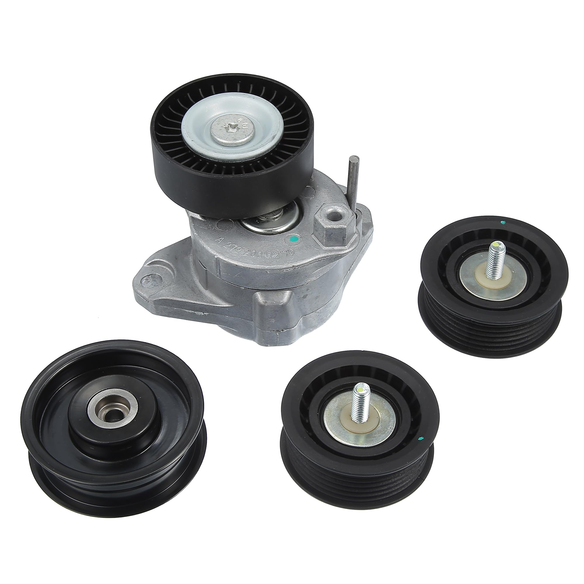 X AUTOHAUX Accessory Drive Belt Tensioner Assembly w/V-belt Idler ...