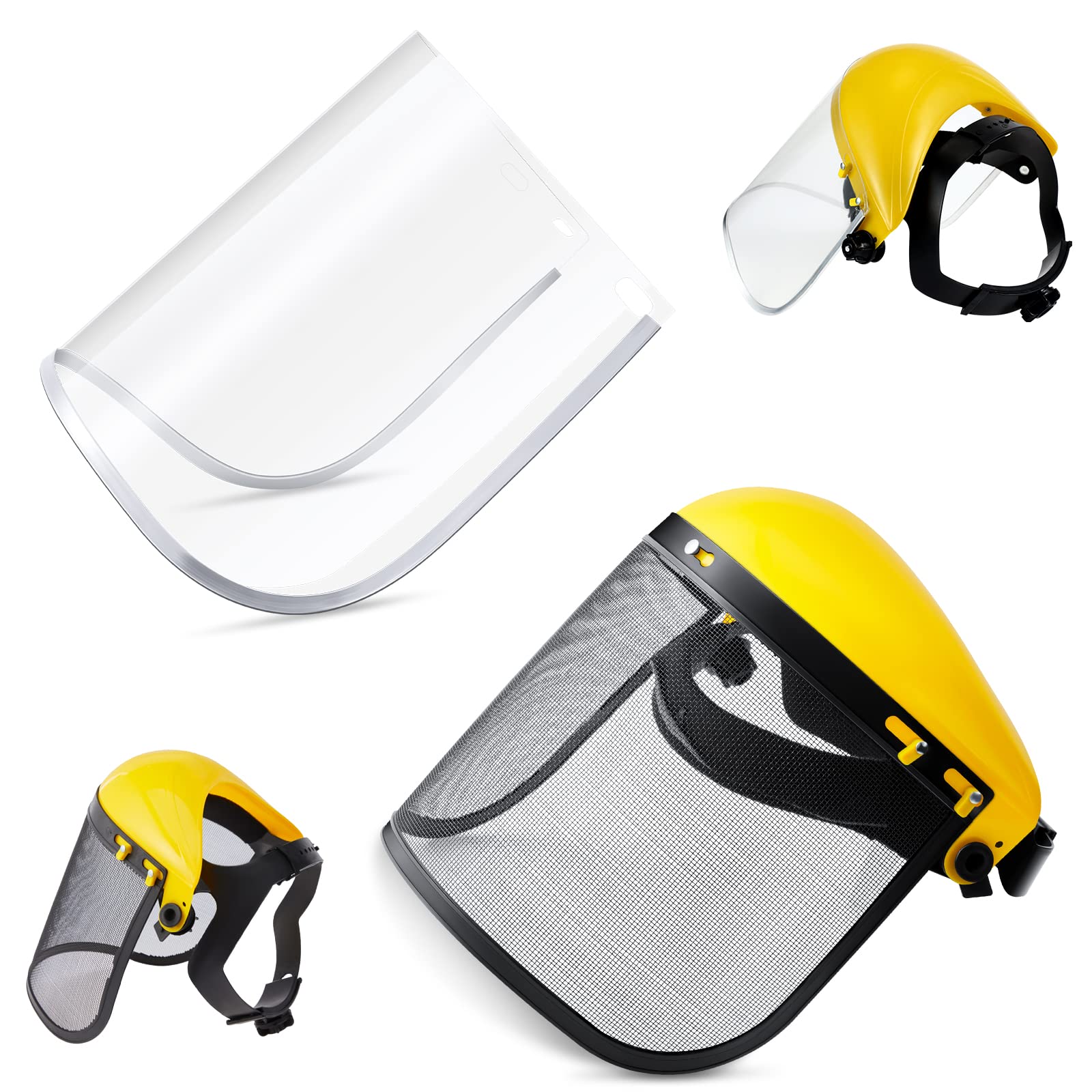 Amylove 2 Pcs Safety Face Shield for Grind and Cutting Lightweight ...