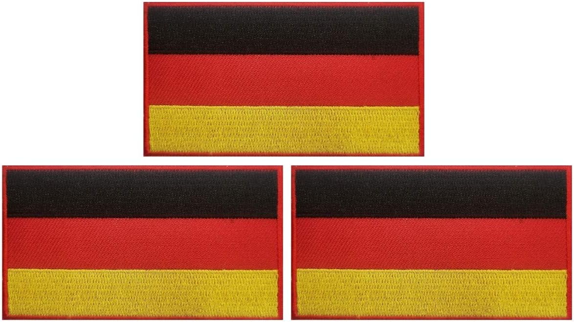Amazon.com: JAVD 3Pack Germany Flag Patch German Flags Patchs, Germany ...