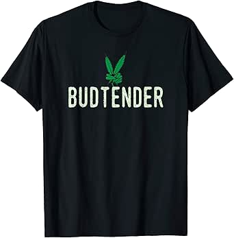 Amazon.com: Budtender Pot Dispensary Gear Marijuana 420 Edibles Weed T ...