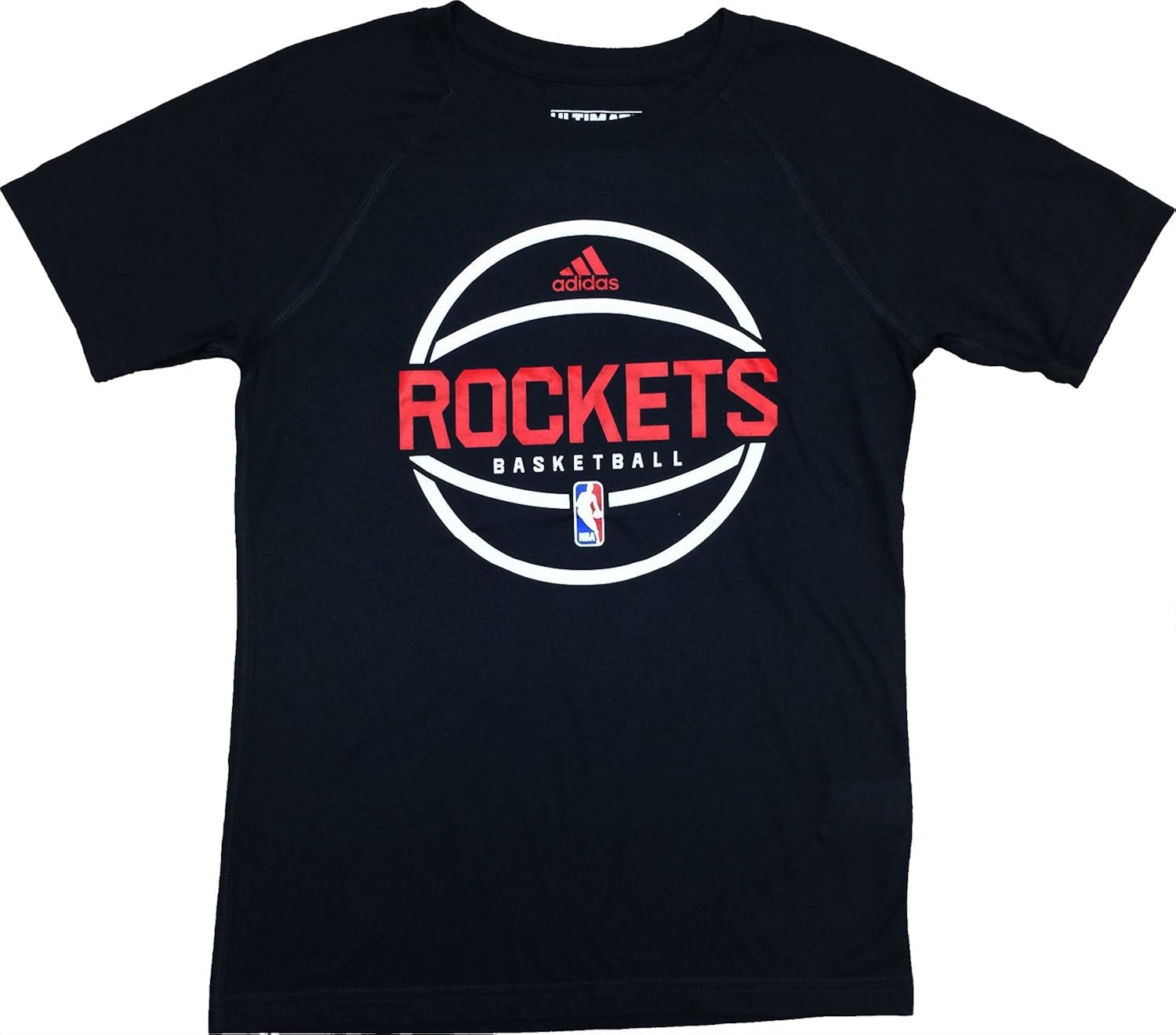 Amazon.com: Houston Rockets Youth Adidas Black On-Court Ultimate ...