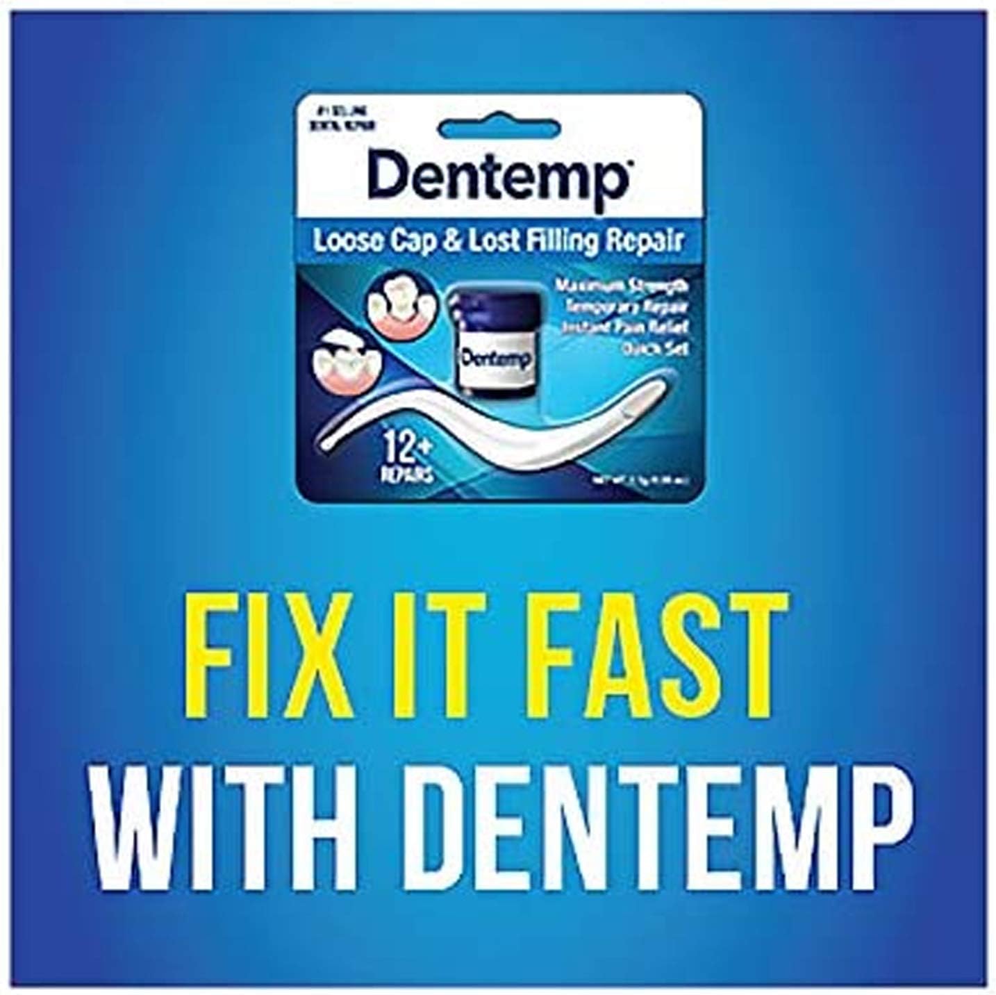 Dentemp 1 Step Dental Filling Cement - BigaMart