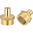 Amazon.com: (Pack of 2) EFIELD Pex A Full Flow Expansion Brass Fittings 3/4 inch Pex x 1 inch ...