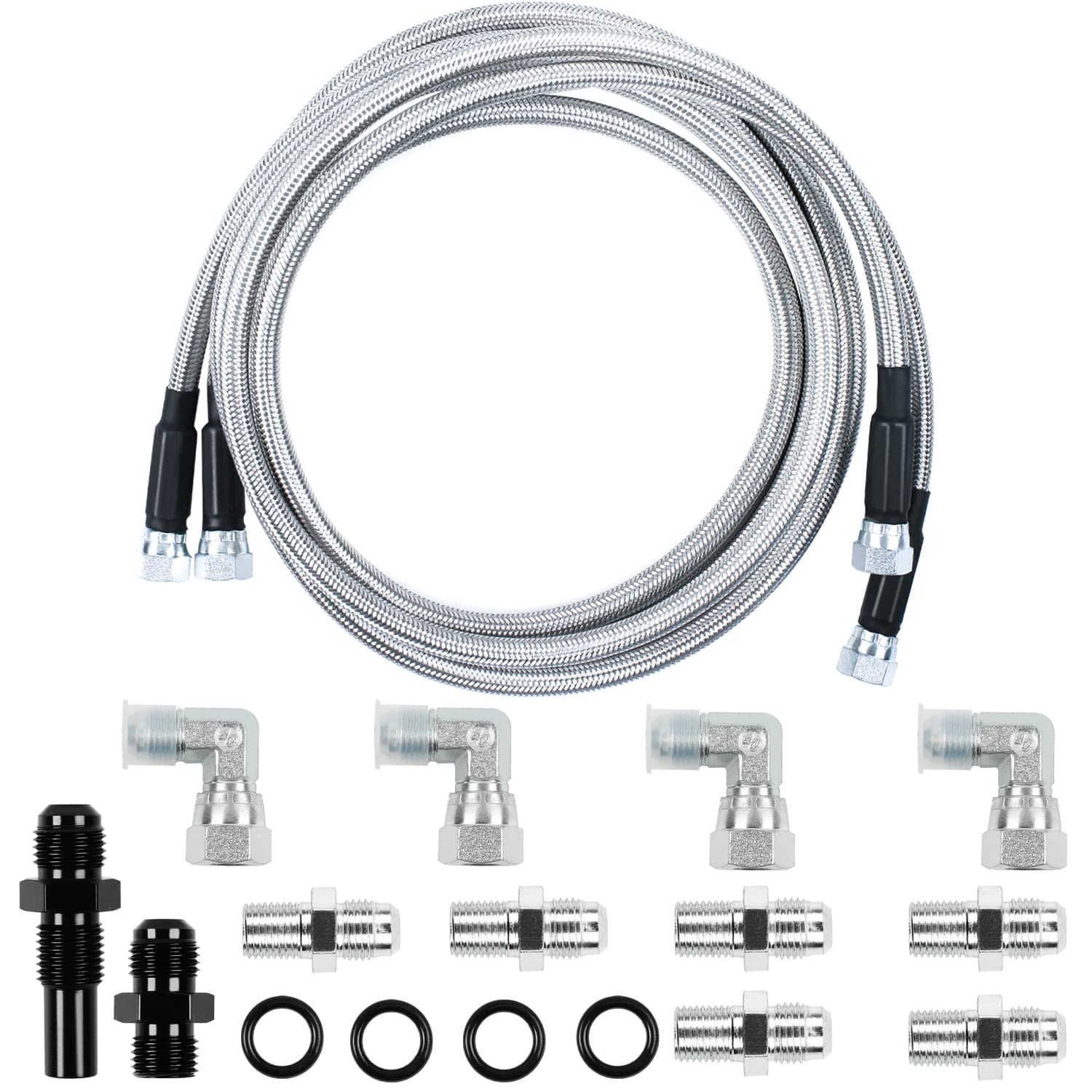 70" Transmission Cooler Hose for 700R4 4L60 4L60E 4L65E 4L80E, SS ...