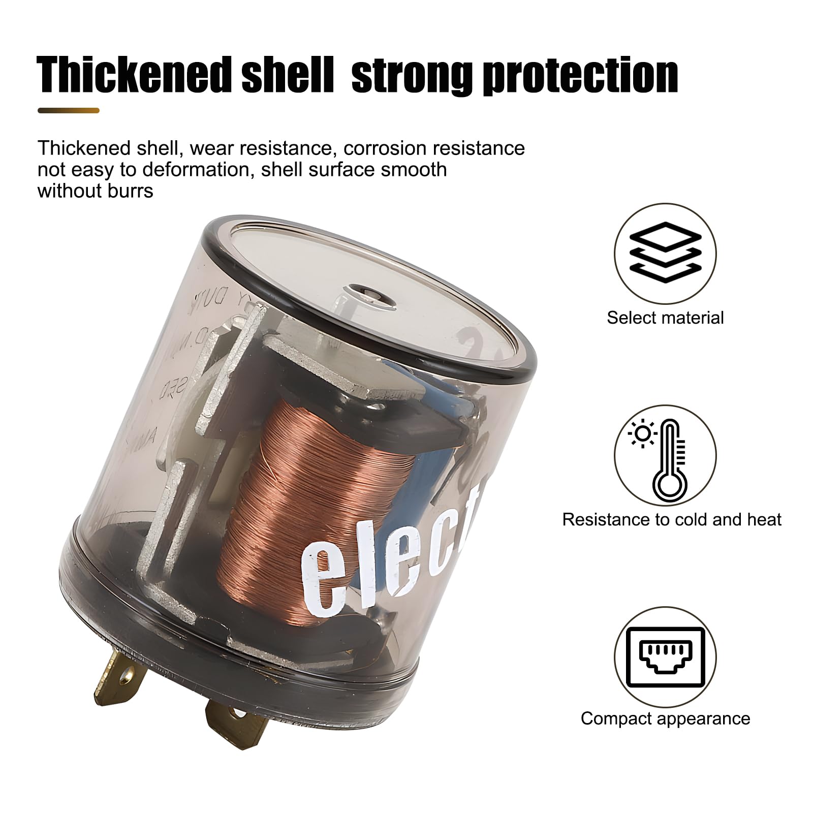 Mua 12V 2 Pin 20A LED Turn Signal Flasher Relay, Waterproof Metal Fast ...