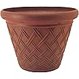 Amazon.com : PSW Pot Collection Basket Weave Planter Pot for Indoor and ...