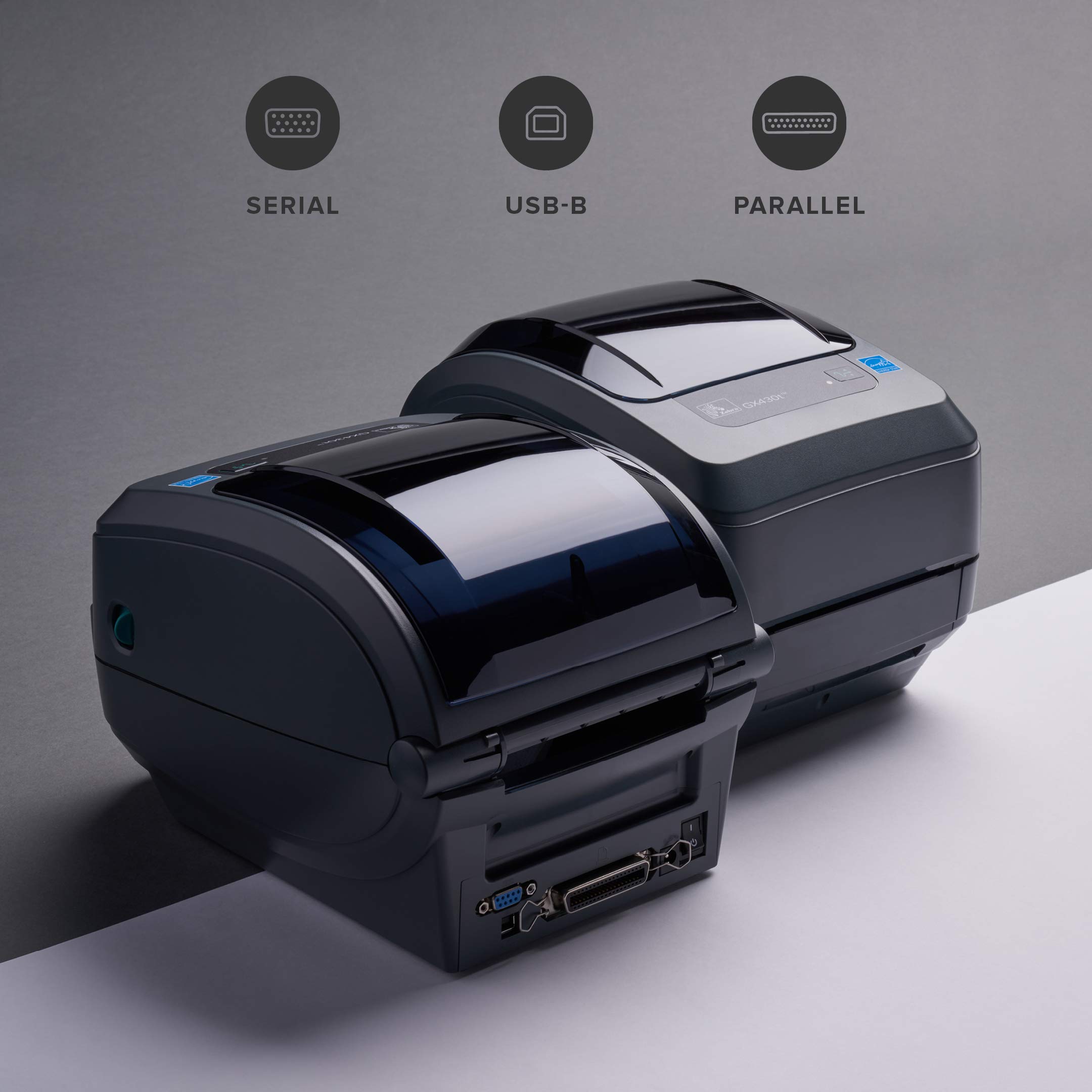 ZEBRA GX430t Monochrome Thermal Transfer Desktop Printer Print Width Of ...