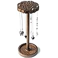 Amazon.com: Kihomi Crystal Pendulum Stand with Tray - Walnut Moon Phase ...
