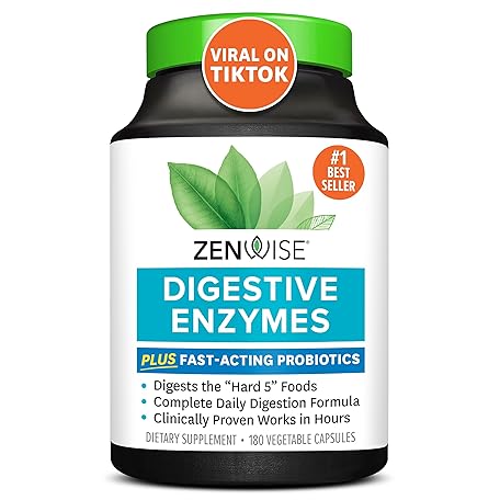 Mua Zenwise Health Digestive Enzymes for Gut Health - Probiotic Multi ...