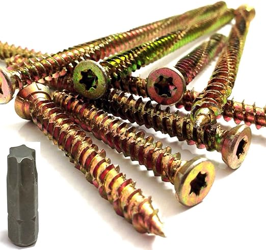 20, 7.5 Ø x 70mm Concrete Frame Fixing Screw - Window/Door/Screws with ...