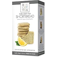 Amazon.com: BISCOTTEA Earl Grey Tea Shortbread Cookies (8 Cookies ...