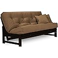 Amazon.com: Nirvana Futons Arden Armless Dark Espresso (Near Black ...