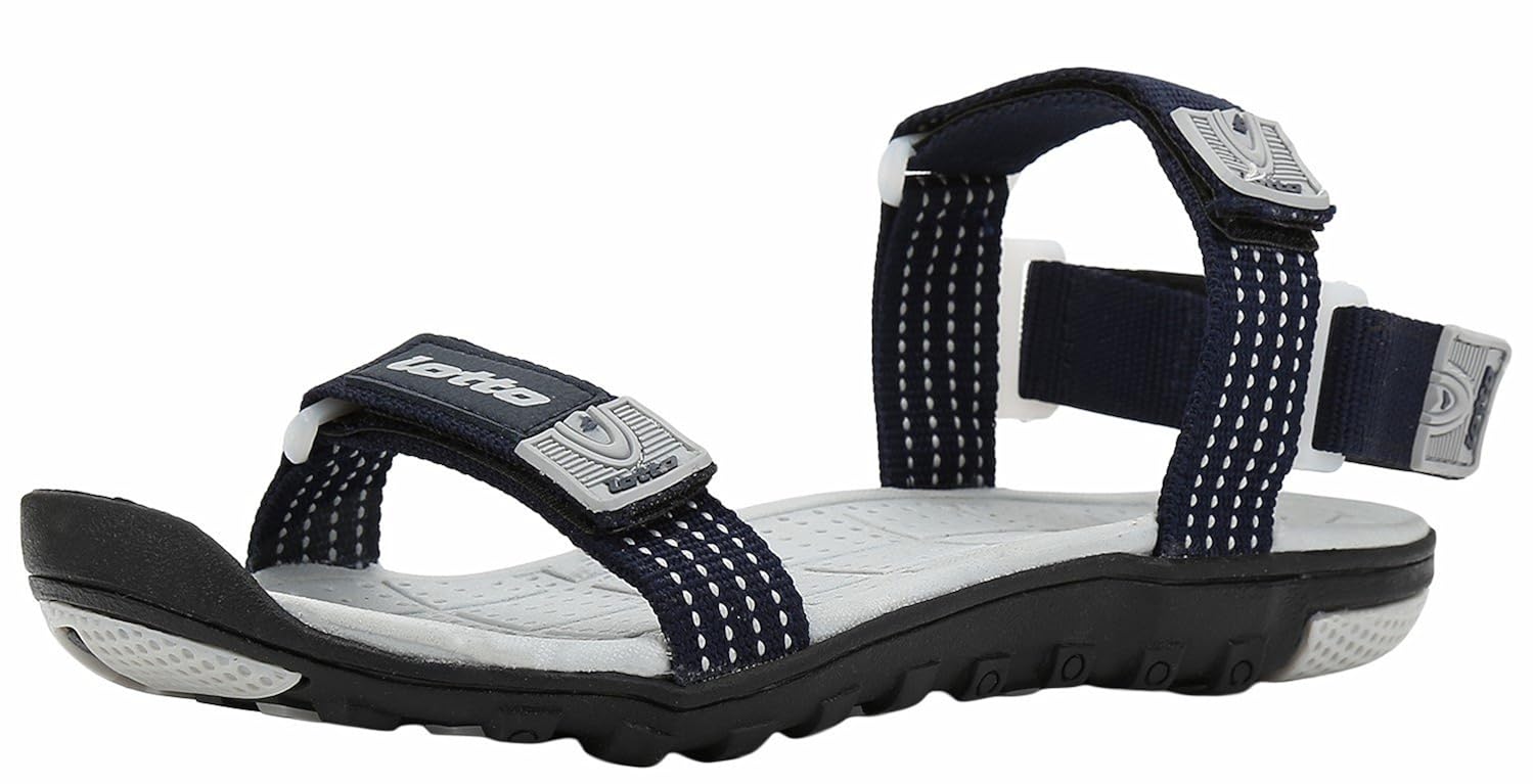 Lotto Men's Navy Grey Sandals - 10 UK/India (44 EU)(GPD0129): Buy ...