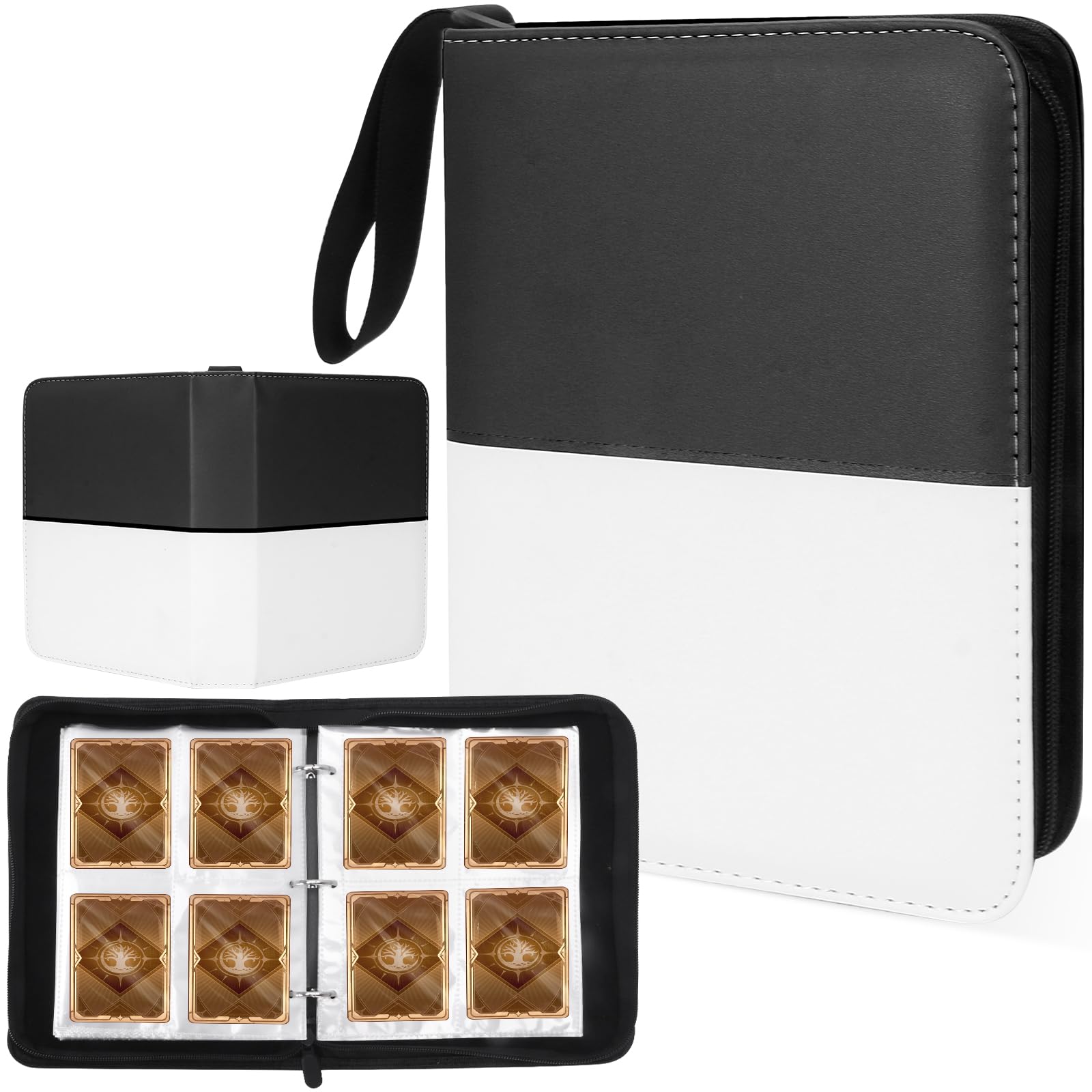 Collectible Trading Card Albums,4-Pocket Binder, 400 Pockets Case ...