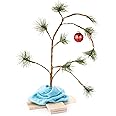Amazon.com: ProductWorks 24" Charlie Brown Christmas Tree with Linus's ...