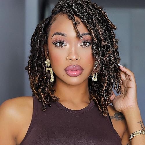 6 Packs Butterfly Locs Crochet Hair 12 inch Distressed Locs Faux locs ...