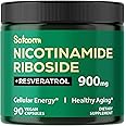 Amazon.com: Satoomi NAD+ Supplement with Liposomal Nicotinamide Riboside 900 mg NR, Resveratrol ...