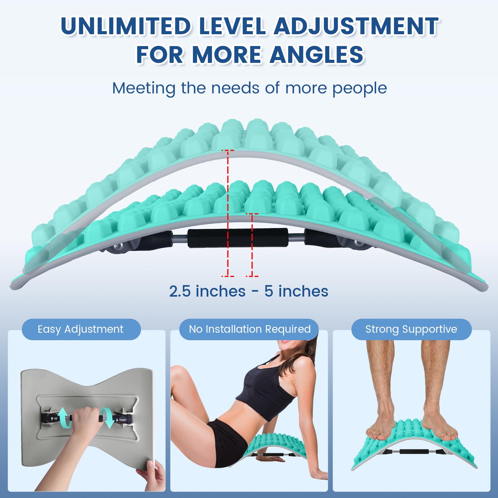 Mua Back Stretcher for Lower Back Pain Relief Sciatica, Unlimited-Level ...