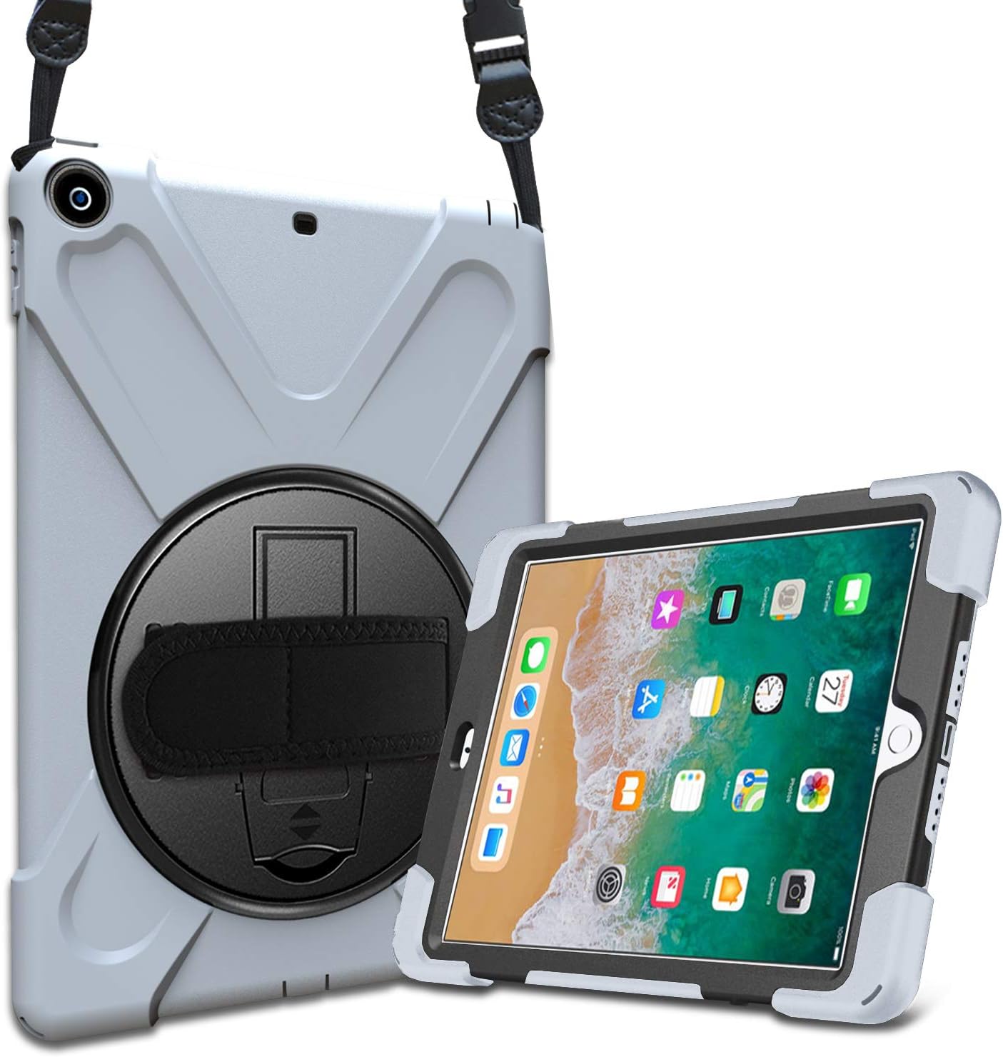 Amazon.com: ProCase iPad 9.7 Case 2018/2017, Rugged Heavy Duty ...