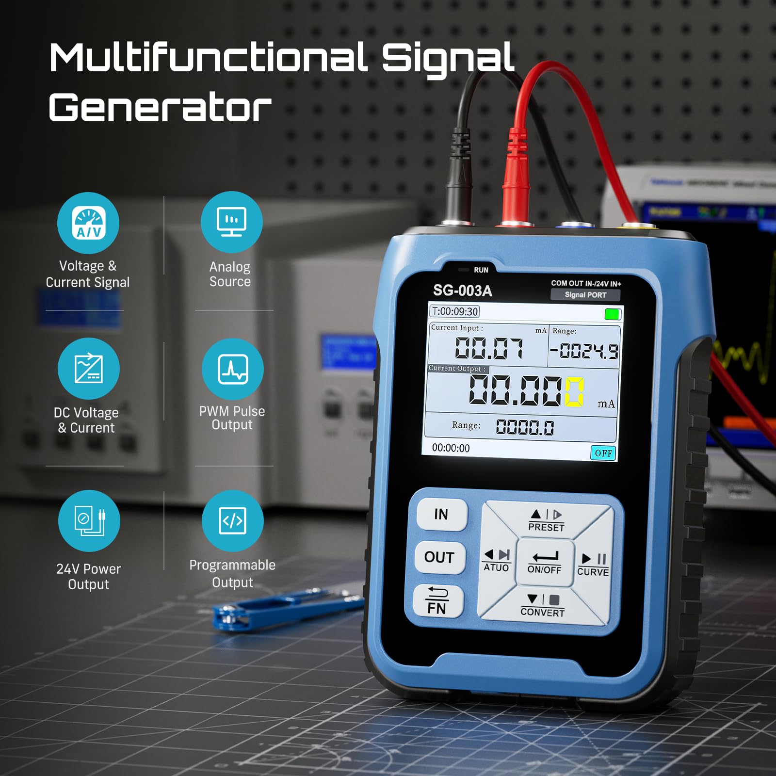 Mua Seesii Upgraded SG-003A Signal Generator, 4-20mA 0-24V Adjustable ...