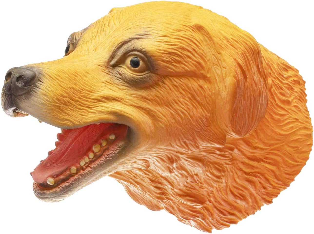 CreepyParty Labrador Hand Puppet Realistic Latex Soft Dog Puppet Animal ...