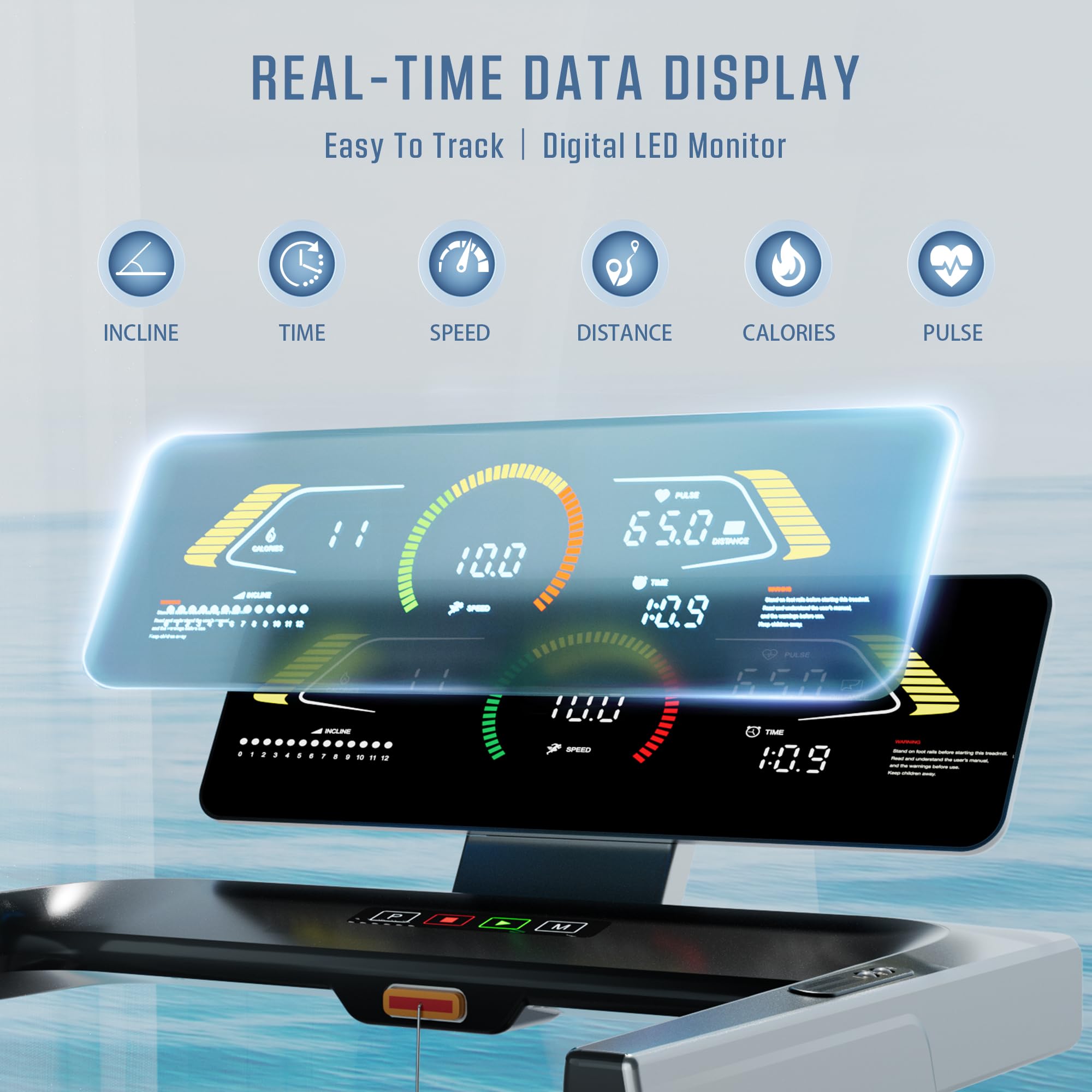 Mua Treadmill with Incline, Treadmills for Home 7200EA with 300 lb ...