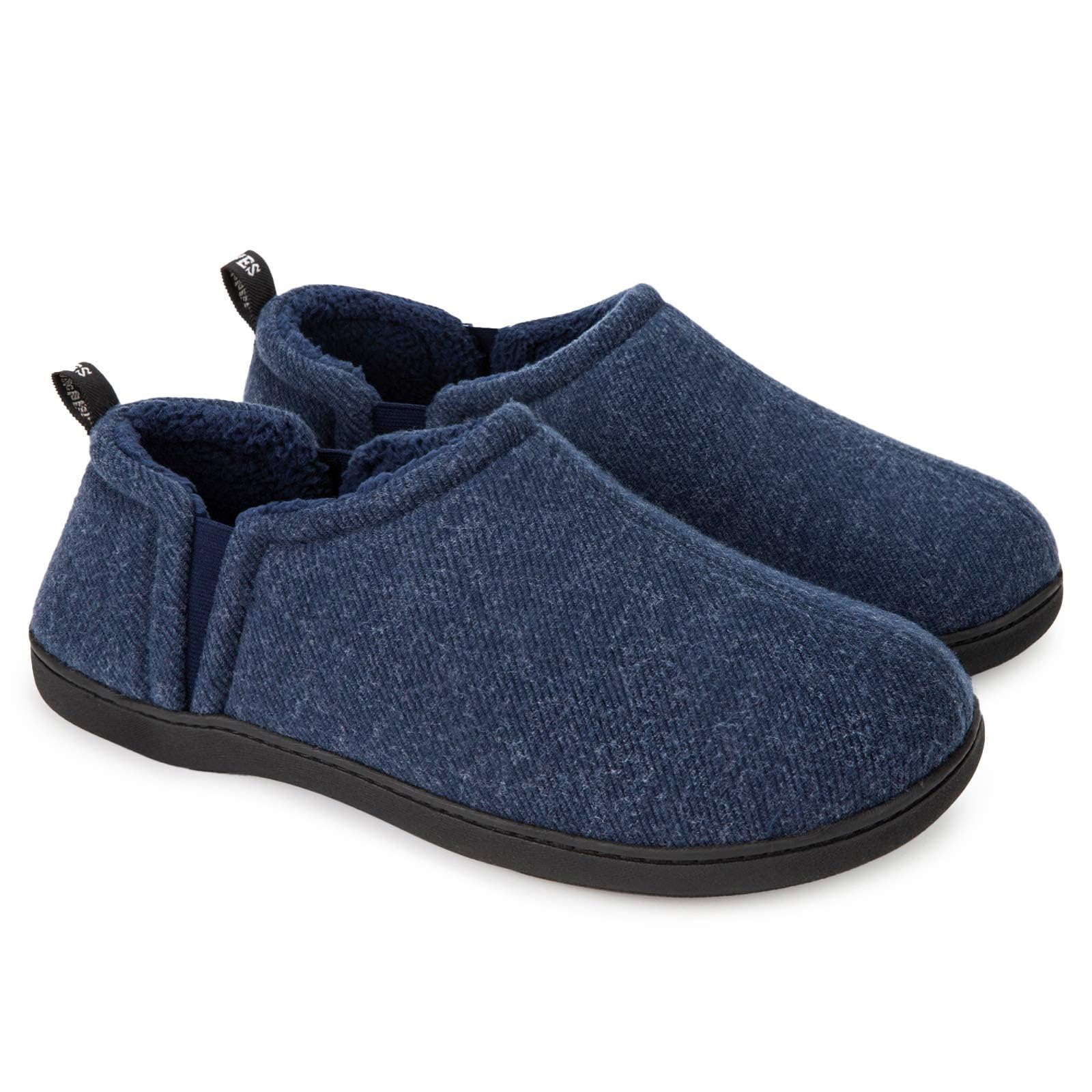 Snug Leaves Men's Faux Wool Slippers Comfy Warm Winter House Shoes with ...