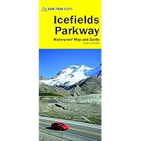 Icefields Parkway Map (Banff and Jasper National Parks) | Gem Trek Maps ...