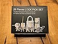 Dietrich Set, Preciva 26 tlg. Lockpicking Set Generalschlüssel-Systeme mit für Einsteiger ...