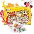 Amazon.com : Tiger Pops Original Assorted Fruit Flavor - 200 Pops Bag ...