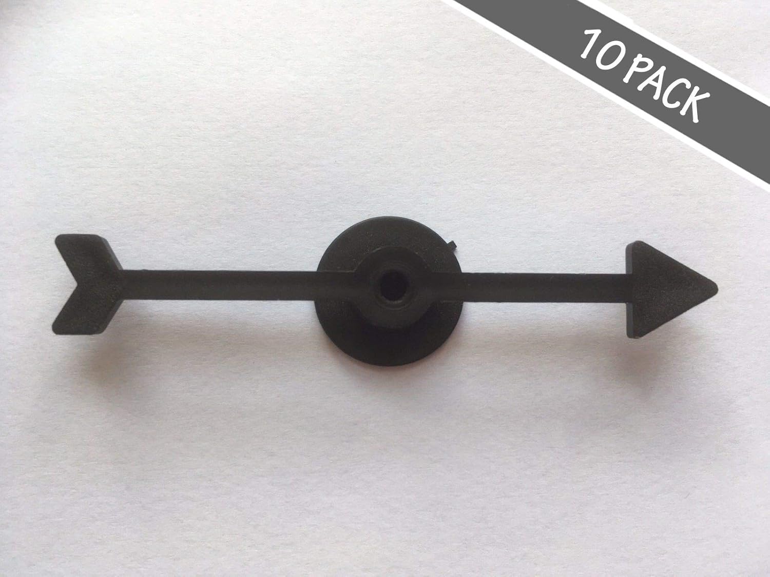Black 75mm Spinners | Plastic Pointers With Base | Perfect for making ...