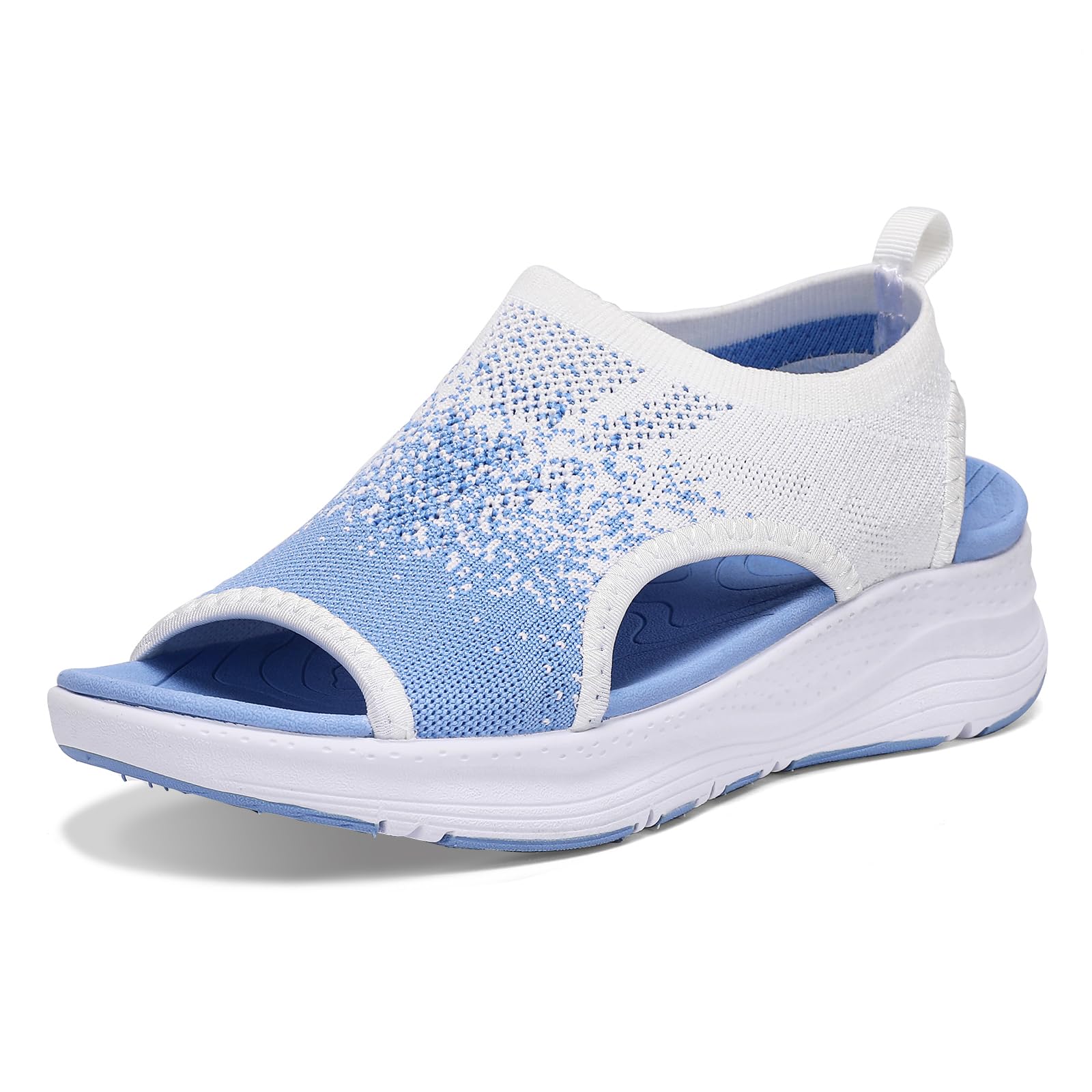 YESWIN Women Walking Sandals Arch Support Orthotic Comfortable Plantar ...