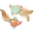 Amazon.com : SmartyKat Silly Swimmers (Set of 2) Soft Plush Catnip Cat ...