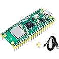 Amazon.com: Pre-Soldered Header Raspberry Pi Pico W, Built-in WiFi Support 2.4 GHZ Wi-Fi 4 ...