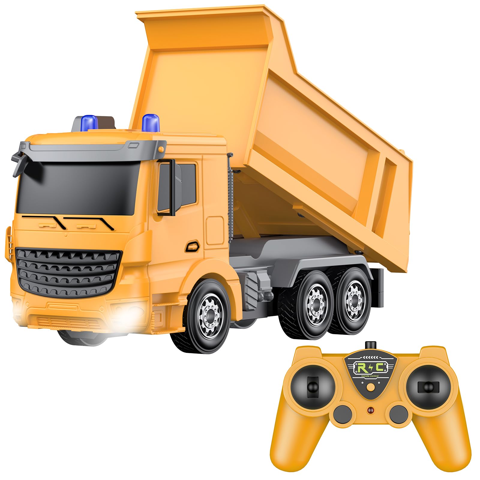 Mua CALEST Remote Control Construction Dump Truck Toy RC Vehicle,6 ...