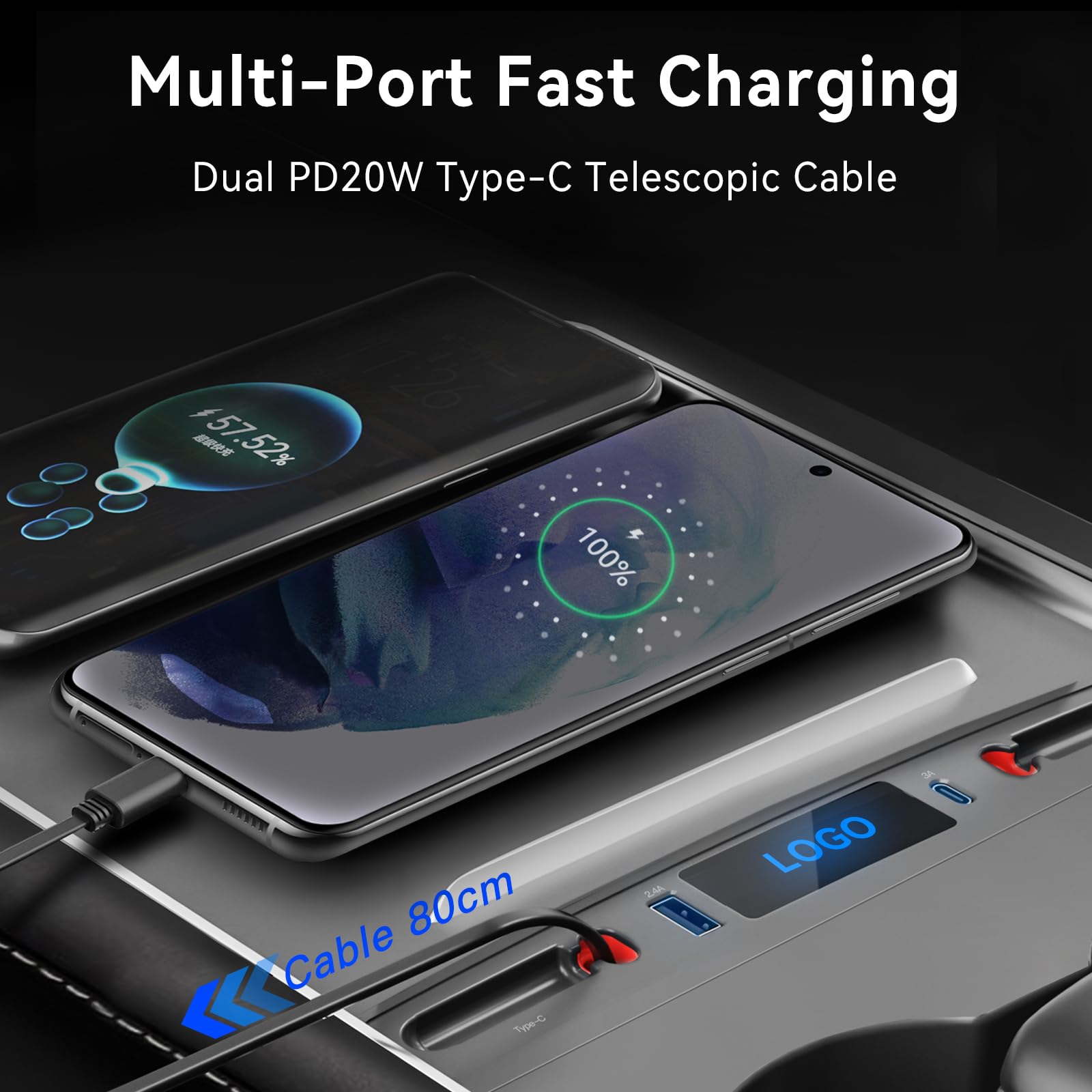 Mua WinDu Car USB Charger for Tesla Model 3/Y 2021-2023, Center Console ...