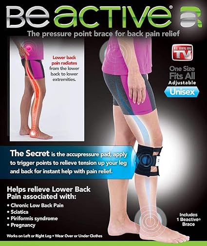 Be-Active 2 Be ACTIVE Braces Beactive Acupressure for Sciatica Pain As ...