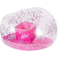 Amazon.com: Make It Real Pink Glitter Confetti Inflatable Chair : Home ...